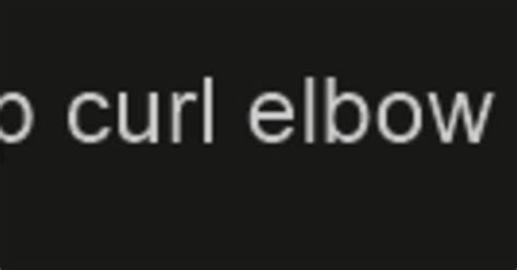 Bicep Curl Elbow Click Imgur
