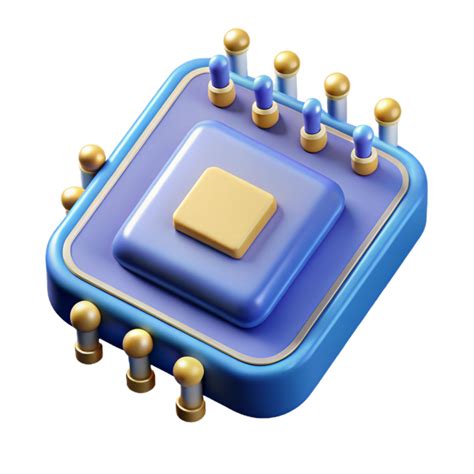 Extraordinary Rustic Computer Processor With Pins Professional 59612906 Png