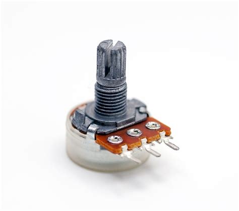 Premium Photo Variable Resistor On White Background