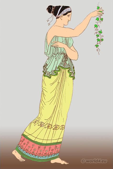 Greece Chiton Costume How The Women Dressed In Ancient Greek Medea