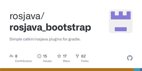 GitHub Rosjava Rosjava Bootstrap Simple Catkin Rosjava Plugins For