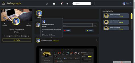 GitHub FarzadForuozanfar Media Telegraph Social Network WebApp