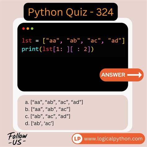 Python Quiz What Is The Answer Of The Below Question Answer With