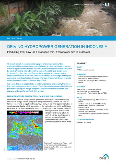 Driving Hydropower Generation In Indonesia