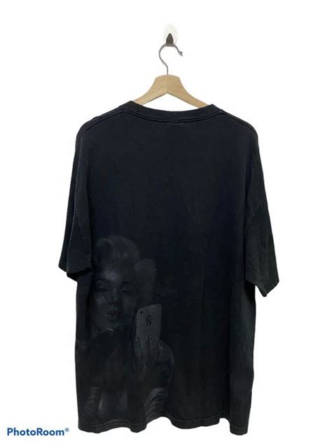 Vintage Marilyn Monroe Big Print Tshirt Grailed
