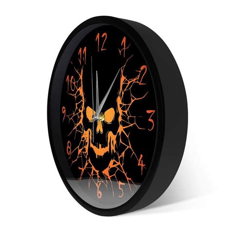 Skull Clock Face Skull Action