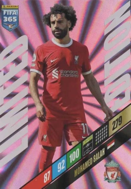 Fifa 365 Adrenalyn Xl 2024 Limited Edition Salah Fc Liverpool Panini £5
