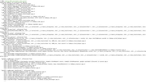 Fail To Build Example `echoc` And Report `undefined Symbols For