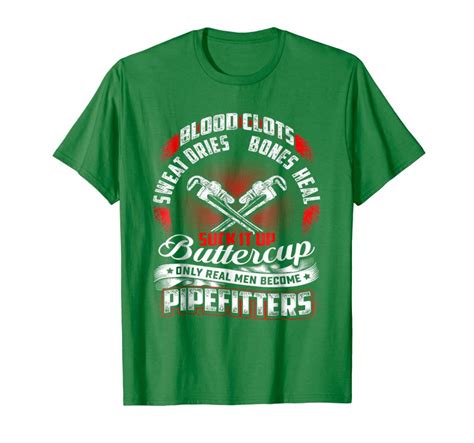 Trends Only Real Men Become PIPEFITTER T Shirt Tees Design