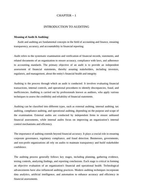 Auditing Report Pdf Audit Internal Control