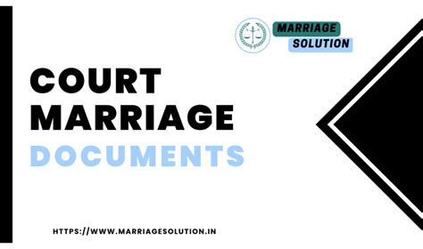 Court Marriage Documents Reliable Legal Partner