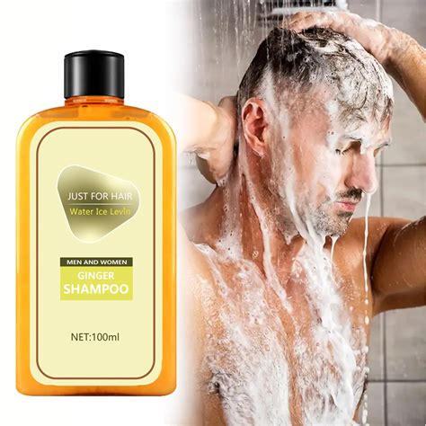 Ginger Hair Growth Shampoo Scalp Care Water Ice Levin