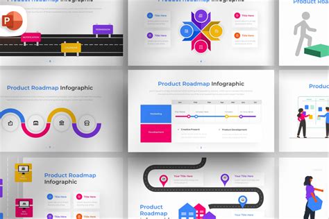 Product Roadmap PowerPoint Infographic Template Nulivo Market