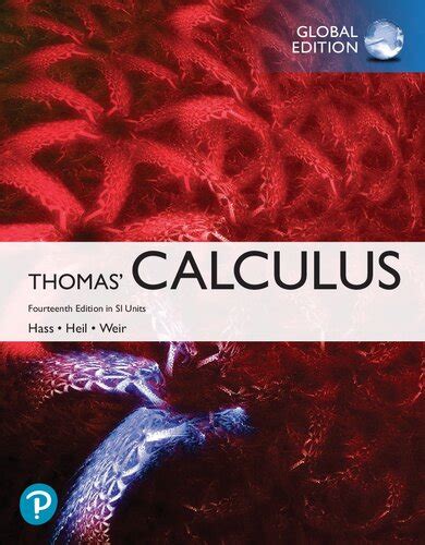 Thomas Calculus In Si Units Attentivesons Store