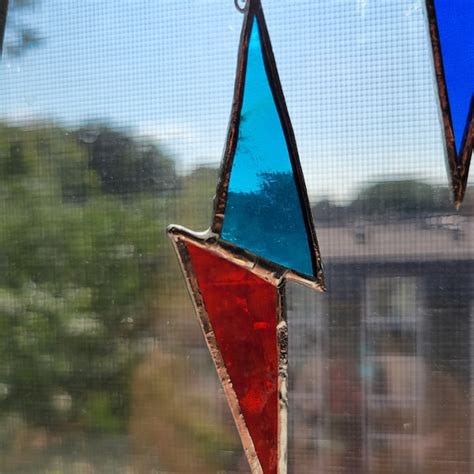 Stained Glass Lightning Etsy