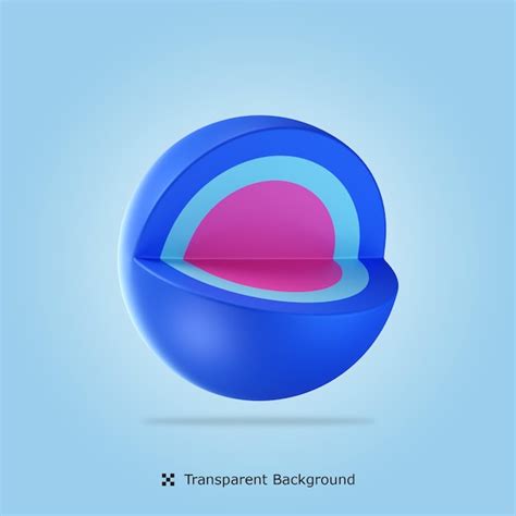 Premium Psd Sphere Chart 3d Icon Illustration