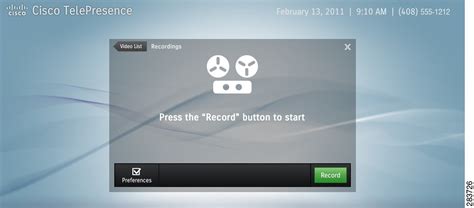 Cisco Telepresence System User Guide Software Release Tx 6 Managing Recordings [cisco