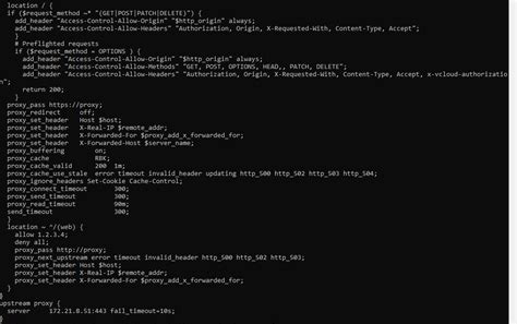 recommended configuration for denying rubrik console access via proxy