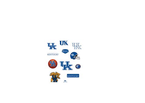 Kentucky Wildcats Team Logo Assortment Wall Decal Shop Fathead® For