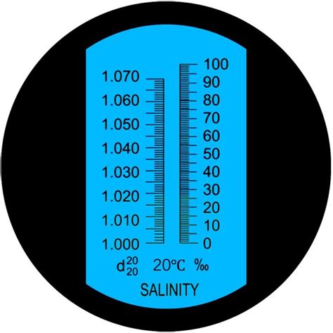 Refractometer For Measuring Salinity In Water