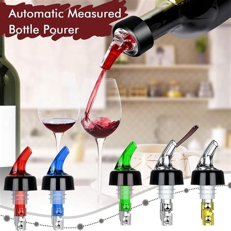 New 1oz Liquor Pour Spout Automatic Measured Bottle Pourer Bartending