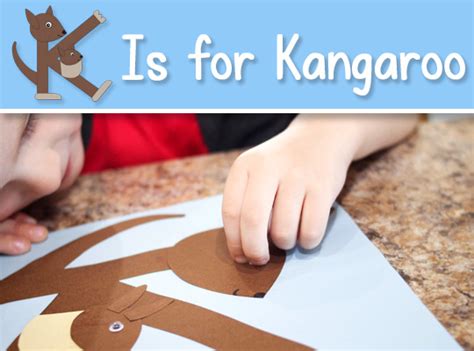 Printable Letter K Craft K Is For Kangaroo Free Download