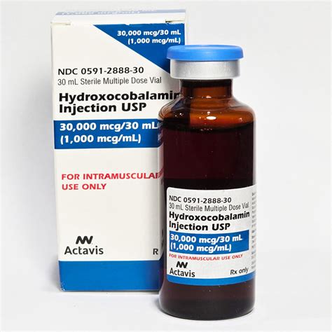 Hydroxocobalamin Injection Vitamin B12 For Energy And Anemia