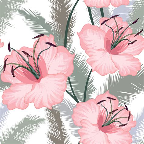 Floral Seamless Pattern Flower Background Flourish Garden 523780