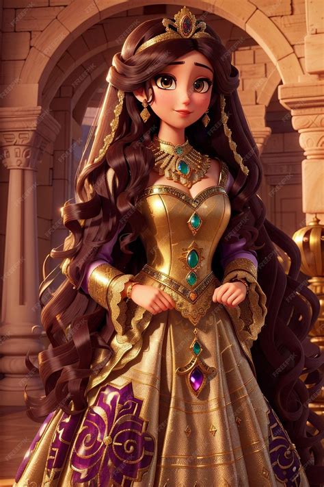 Premium Photo Desert Royalty A Graceful Portrait Of A Middle Eastern