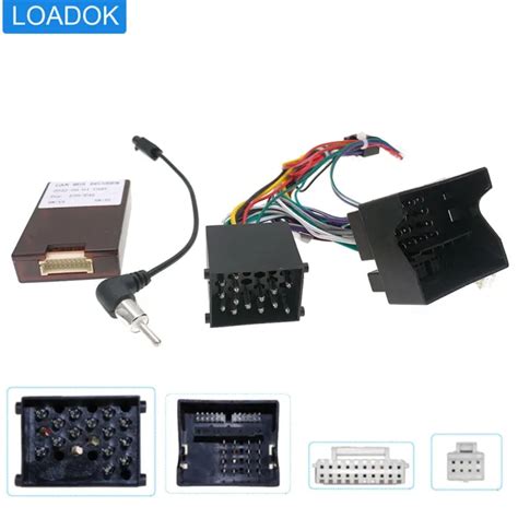 2 16Pin Car CD Radio Stereo Wire Harness Canbus Box Decoder Connector