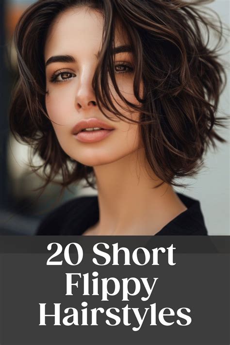 20 Short Flippy Hairstyles In 2024 Flippy Hair Short Layered