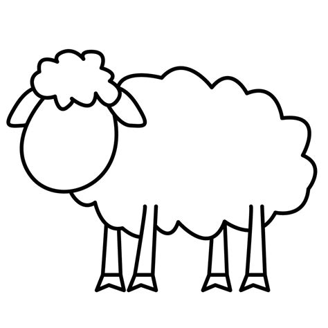 Dibujo De Oveja Para Colorear E Imprimir Dibujos Y Colores