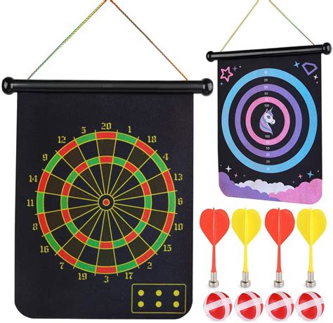 Buy Prakal Magnetic Dart Board 4 Magnetic Darts And 4 Balls Dart Game