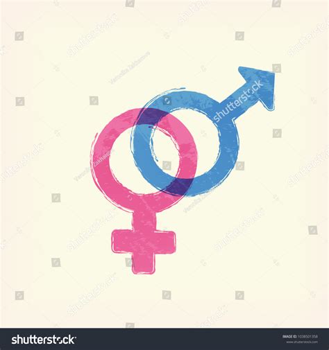 Blue Pink Sex Man Woman Male Stock Vector Royalty Free 1038501358 Shutterstock