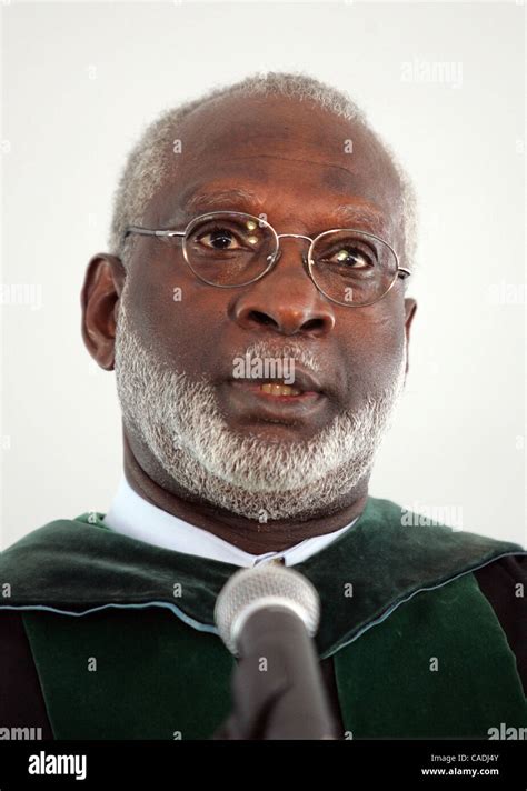 Dr David Satcher A Former U S Surgeon General Delivers The Commencement Address At Charles