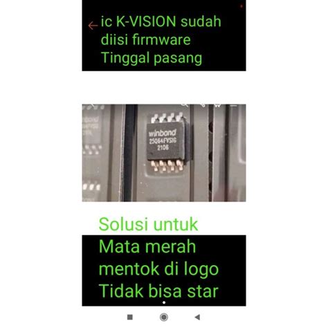 Jual K Vision Bromo C2000 Ic Eprom Isi Firmware Shopee Indonesia Jual K Vision Bromo C2000 Ic Eprom Isi Firmware Shopee Indonesia