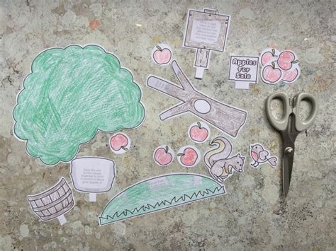 Apple Tree Craft Template Free Cut And Paste Printable