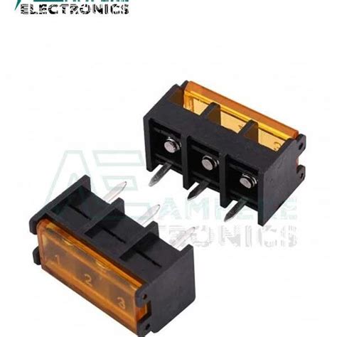 5pin Barrier Terminal Block With Cover Flux Electronix