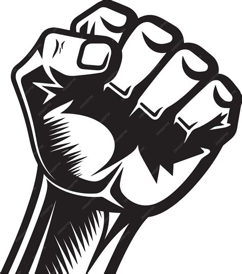 Illustrative Vector Artwork Of A Resilient Arm Emphasizing Unmatched