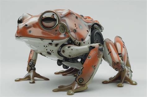 A Muscular Humanoid Robot Frog Is The Future Premium Ai Generated Image