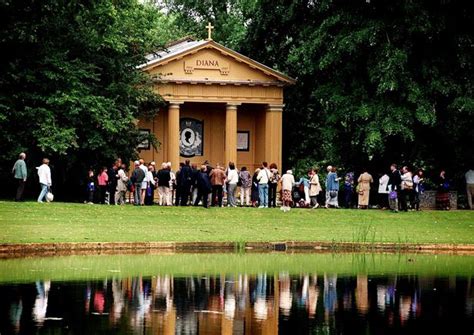 Princess Dianas Grave 18 Years On Is Coated In Greenery As Estate Lets