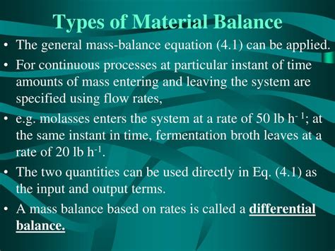Ppt Advanced Bioprocess Engineering Material Balances Powerpoint