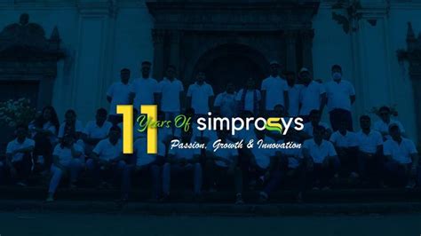 Simprosys Infomedia On Linkedin Simprosys Celebrating 11 Years Of
