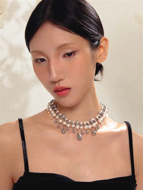 Clarabelle Necklace Sterling Silver Mareasia