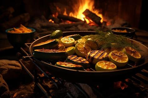 Premium Photo Bbq Grilled Zucchini And Squash