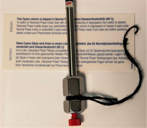 New Open Box Phenomenex Luna Cn 00g 4255 E0 Lc Column 25 Cm × 4 6 Mm
