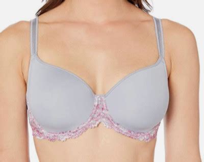 Wacoal 853191 Lilac Gray 36dd Embrace Lace T Shirt Bra Underwire Back
