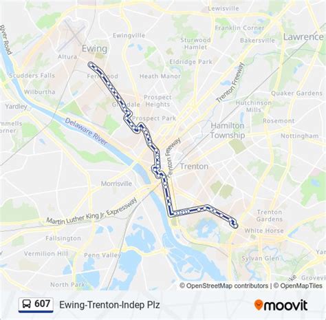 607 Route Schedules Stops And Maps Ewing Scotch Rd Updated