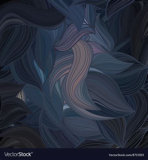 Abstract Hand Drawn Wave Pattern Royalty Free Vector Image