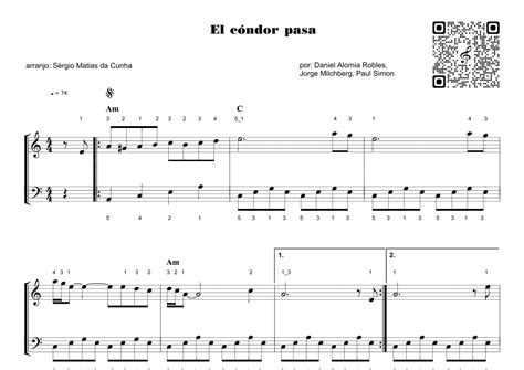 El Condor Pasa If I Could Arr Sérgio Matias Da Cunha By Jorge